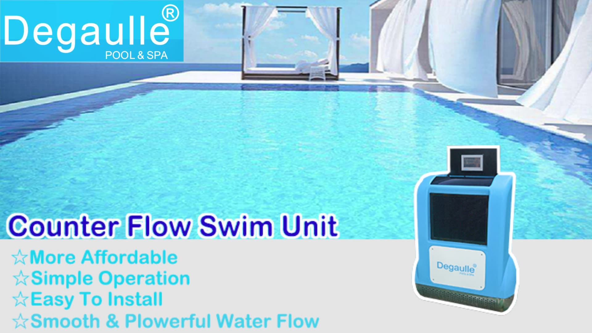 Pool Accessories Swim Jet Propulsion System Counter Flow Swimming Pool ...