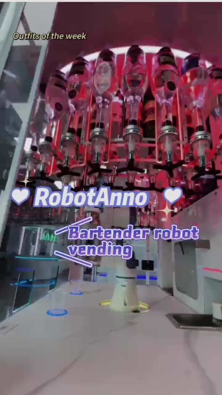 Ice Cocktail Vending Machine Robot Bartender Drinks Mixing Machine Self ...