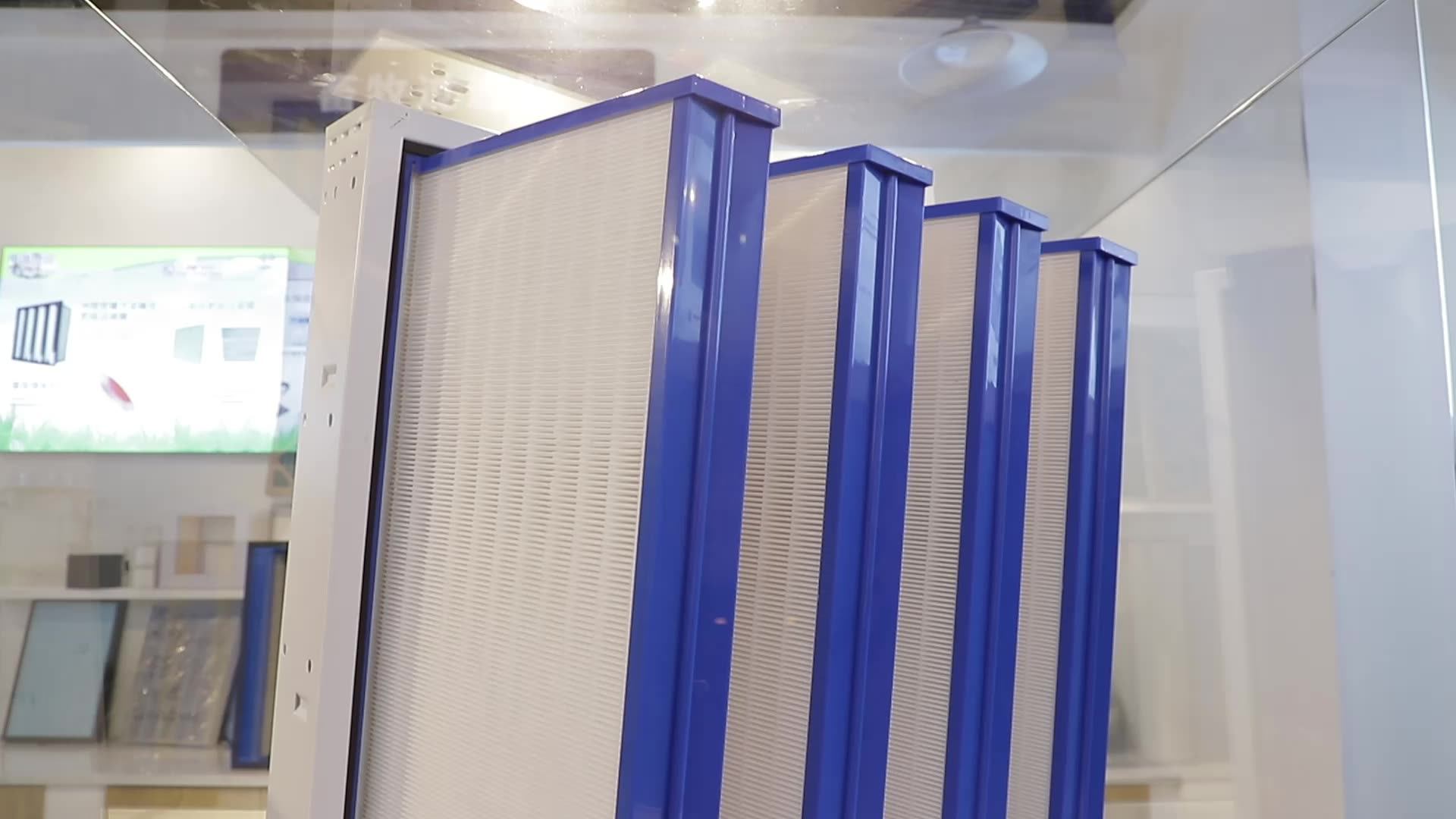 V Cell Ahu Hepa Filter Medium Efficiency F7 Plastic Frame 592 X 592x ...