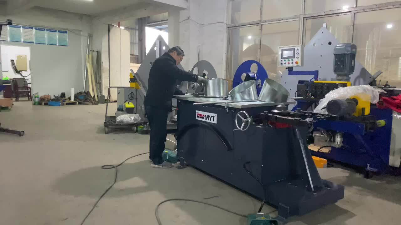 Myt-1000 Electric Elbow Making Machine With Manual Round Elbow Flanging ...