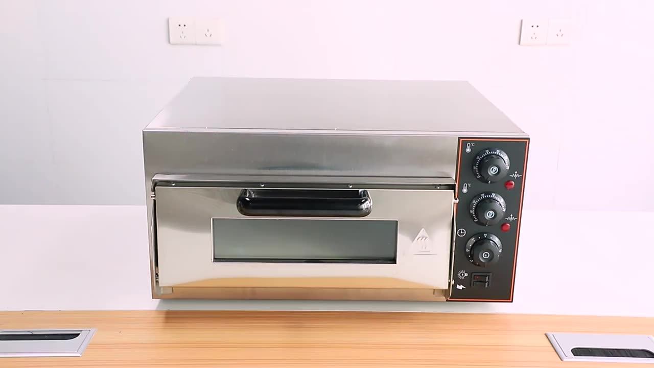 Commercial Single Layer Pizza Oven With Stone 400*400mm Ovens Pizza ...