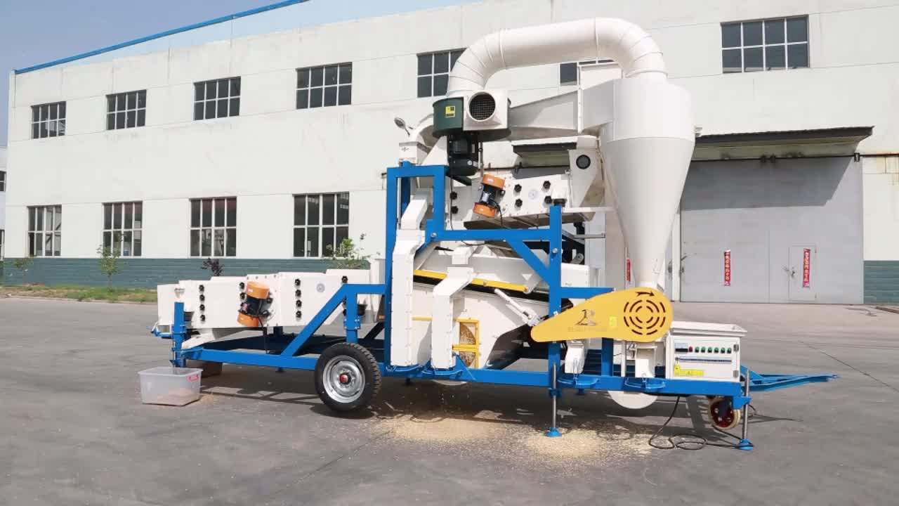 5xzs Air Screen Cleaner With Gravity Table For Peanut Sesame Beans ...