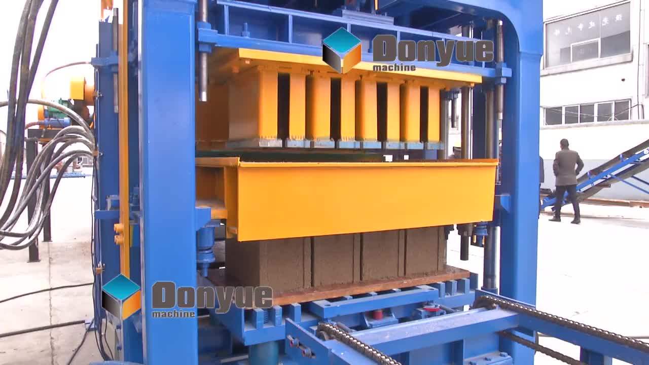 Henry Block Machinery Block Machine Qt5-15 Wood Pallet Block Making ...