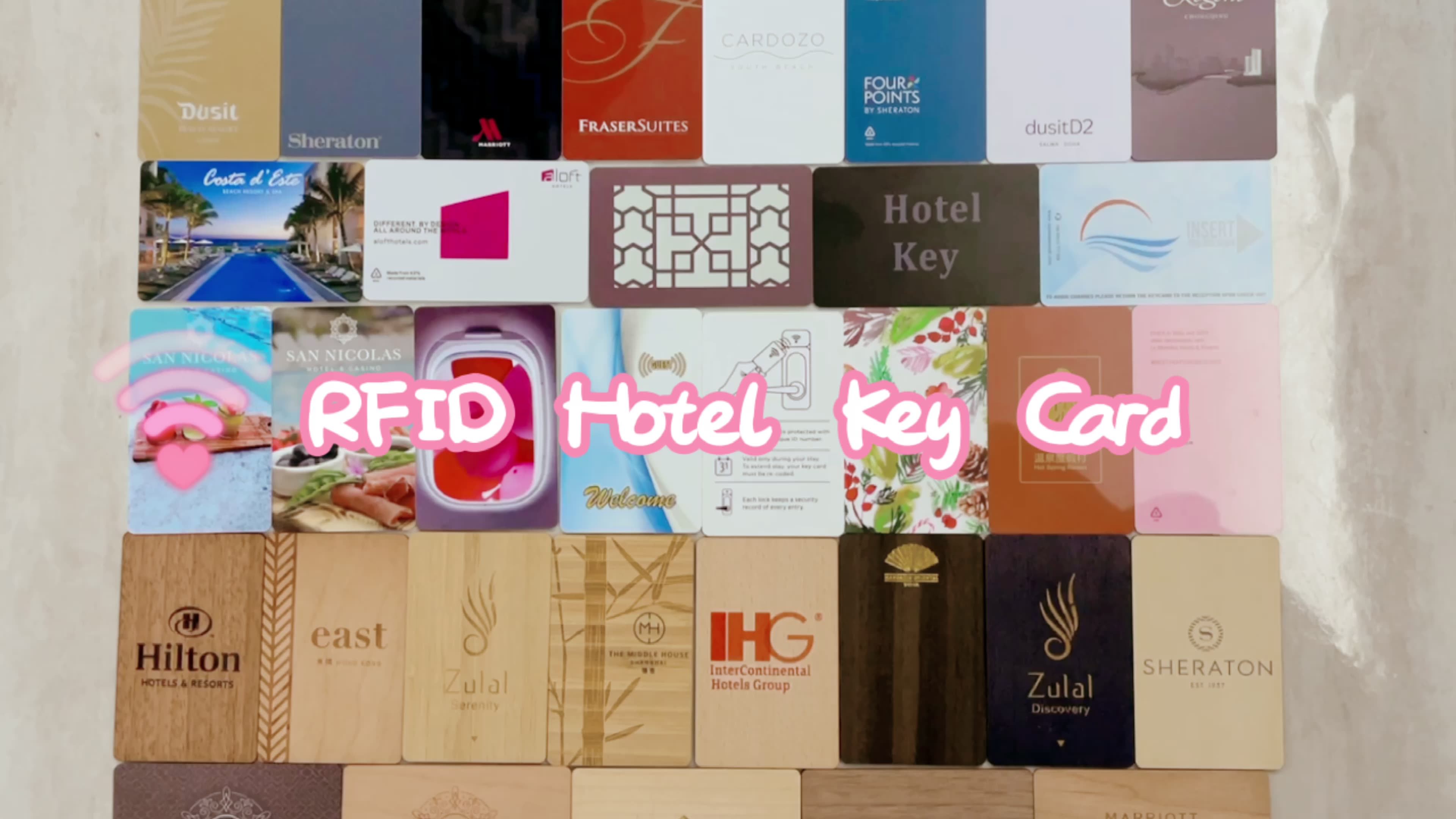 Plastic Suretech Rfid Hotel Key Card With F08 1k Chip - Buy Suretech ...