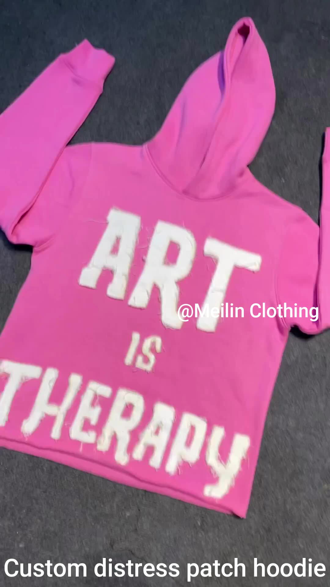 Oem Manufacturer Clothing Washed Distressed Applique Path Cut And Sew ...