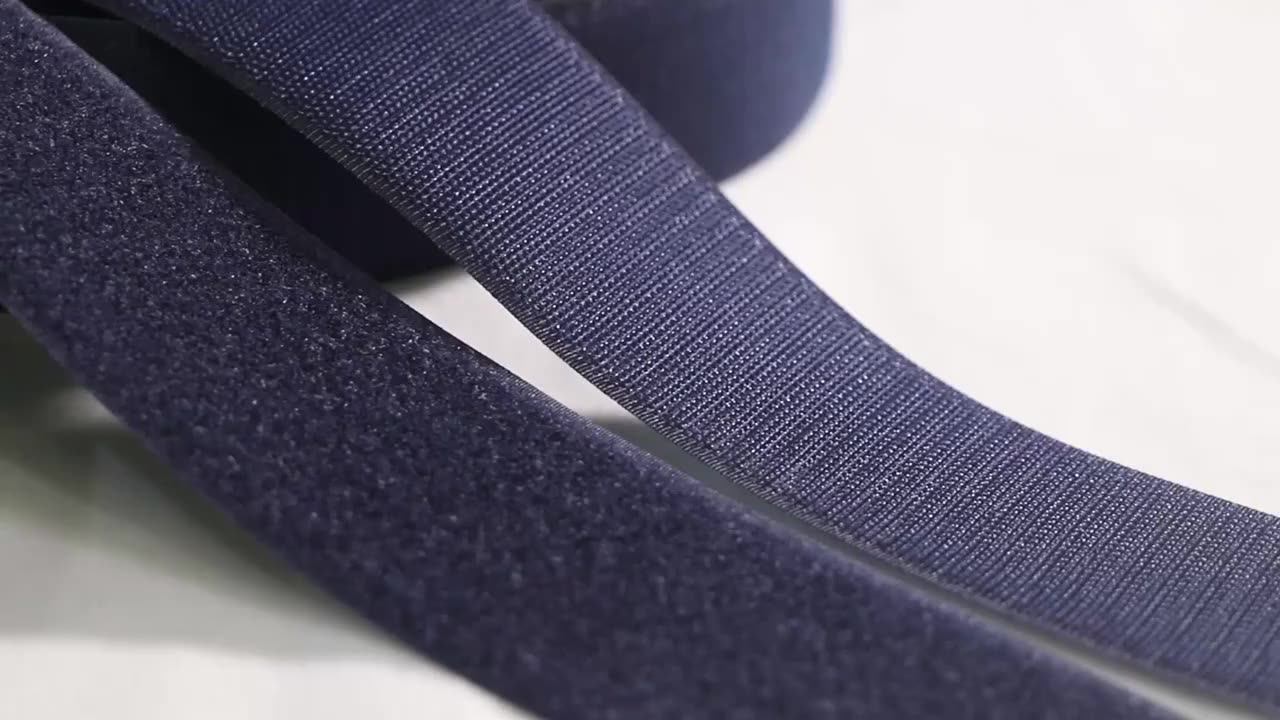 Ready To Sell 70% Nylon 30% Polyester 20mm Black And White Hook And Loop Fastener Hook And Loop ...