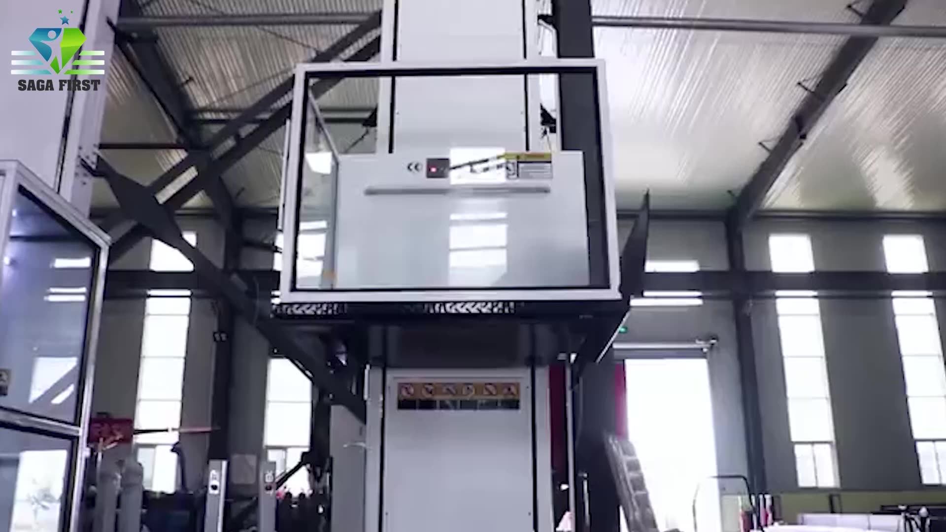 3m 4m Electric Vertical Hydraulic Small Home Stair Lift Elevator House ...