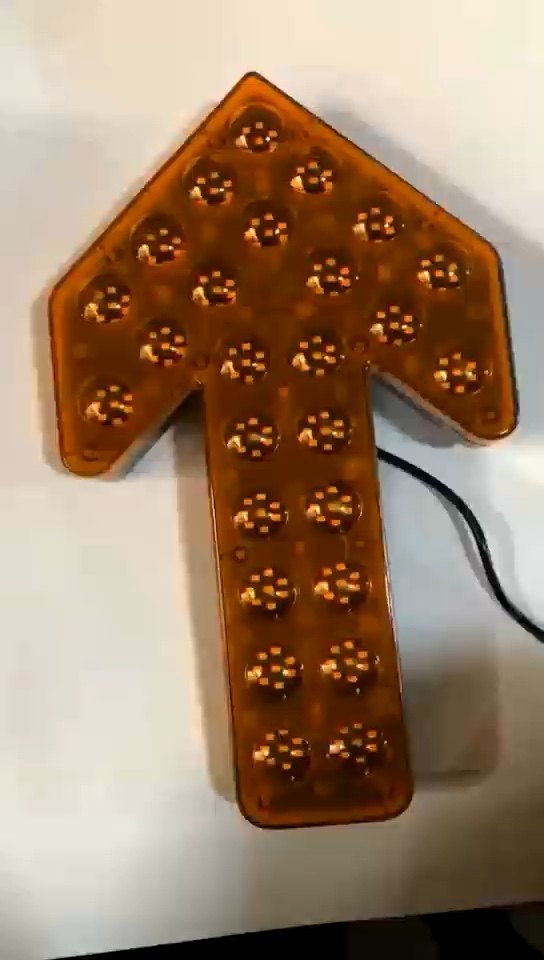 Garbage Truck Construction Vehicle Mounted Amber 12v 24v Arrow Traffic ...