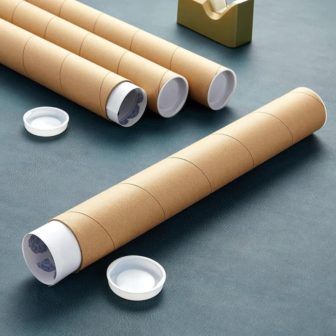 Wholesale Custom Movie Poster Cylinder Kraft Paper Mailing Long Tube ...