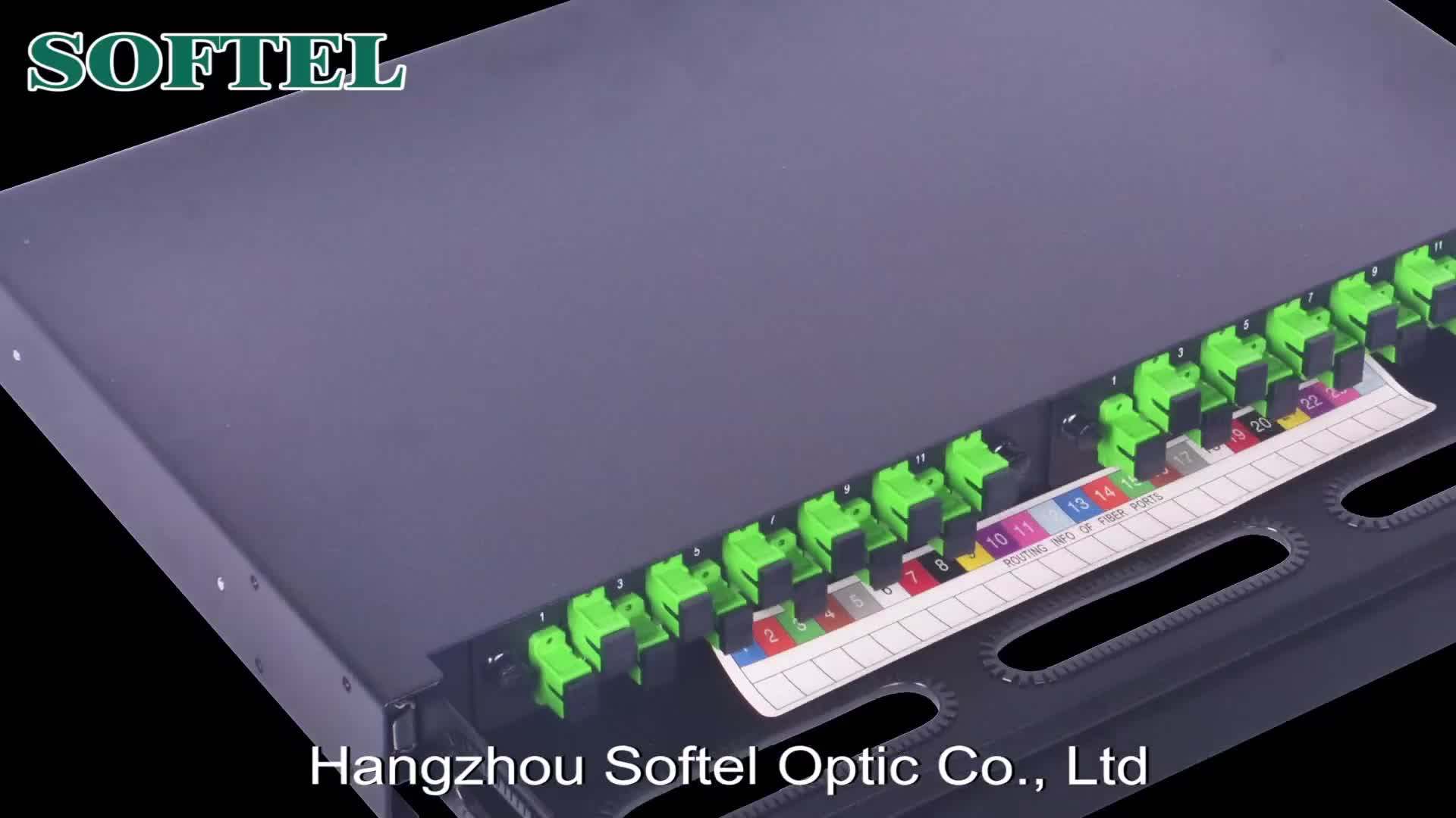 1u 19" Fiber Optic Distribution Frame 24c Odf Optic 48 Core Odf - Buy ...