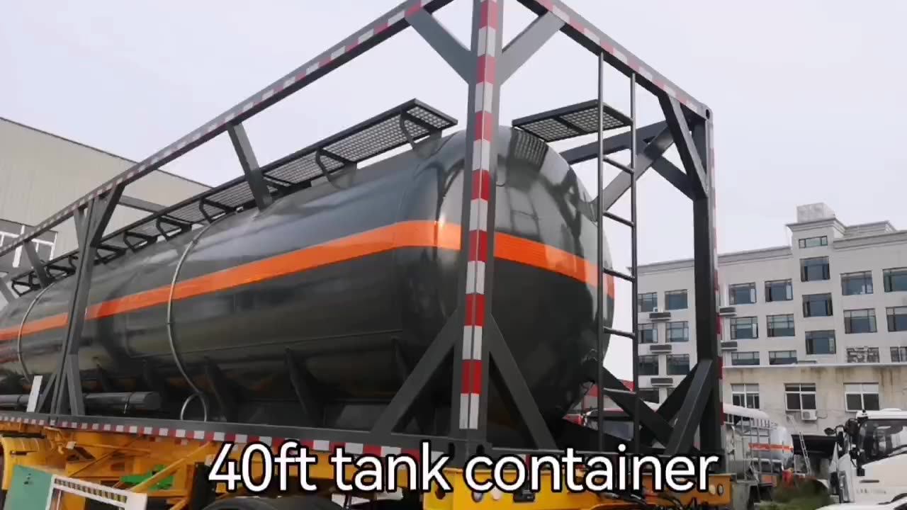 Iso 40 Feet Tank Container Transport Clorhidric Acid Tank - Buy Iso ...