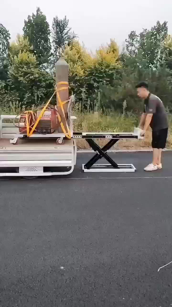 Portable Electric Powered Selfloading Hand Carts & Trolleys Flattable ...