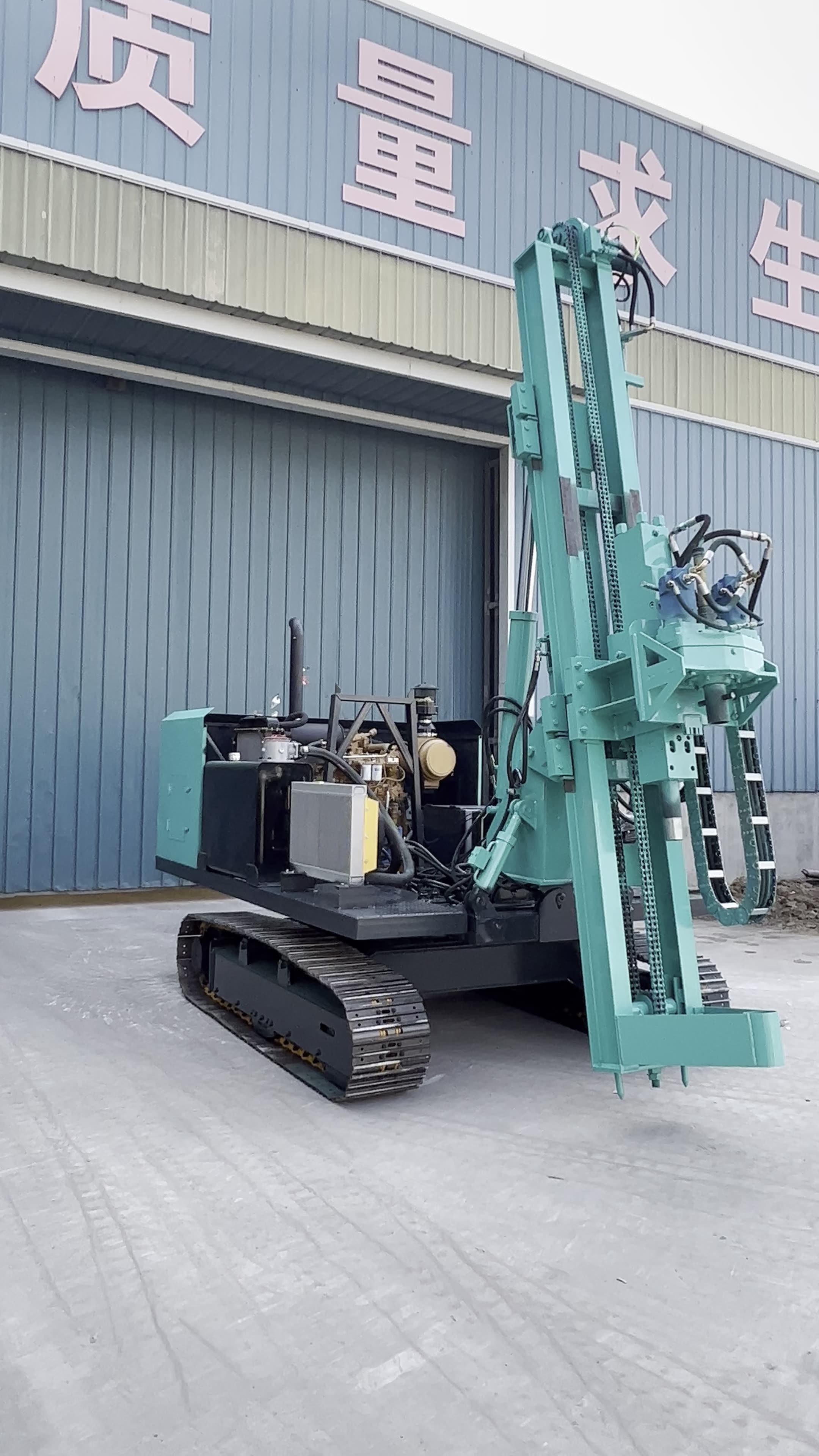 Yuchai Engine 6-cylinder Pile Driving Rig Hydraulic Vibro Hammer Ground ...