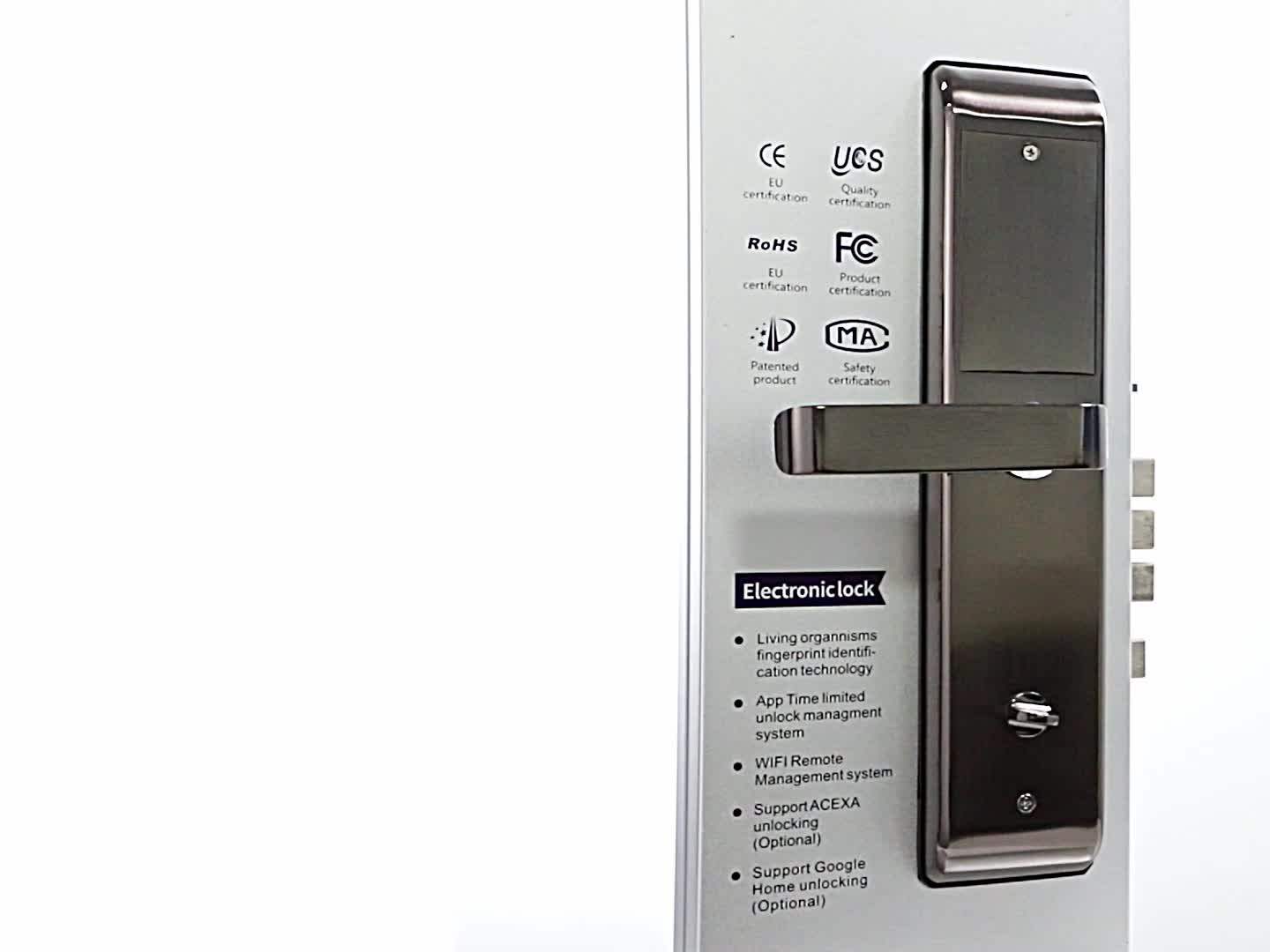 The Most Economic Model Sus 304 Panel Smart Security Door Lock Suitable ...