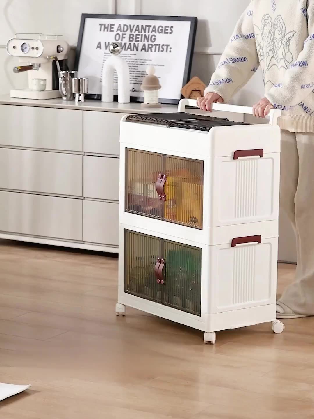 Multifunctional Flexible Folding Collapsible Clothes Books Storage ...