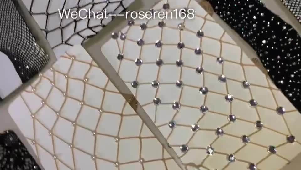 2022 Sexy Women's Diamond Fishnet Tights Plus Size Mesh Pantyhose ...