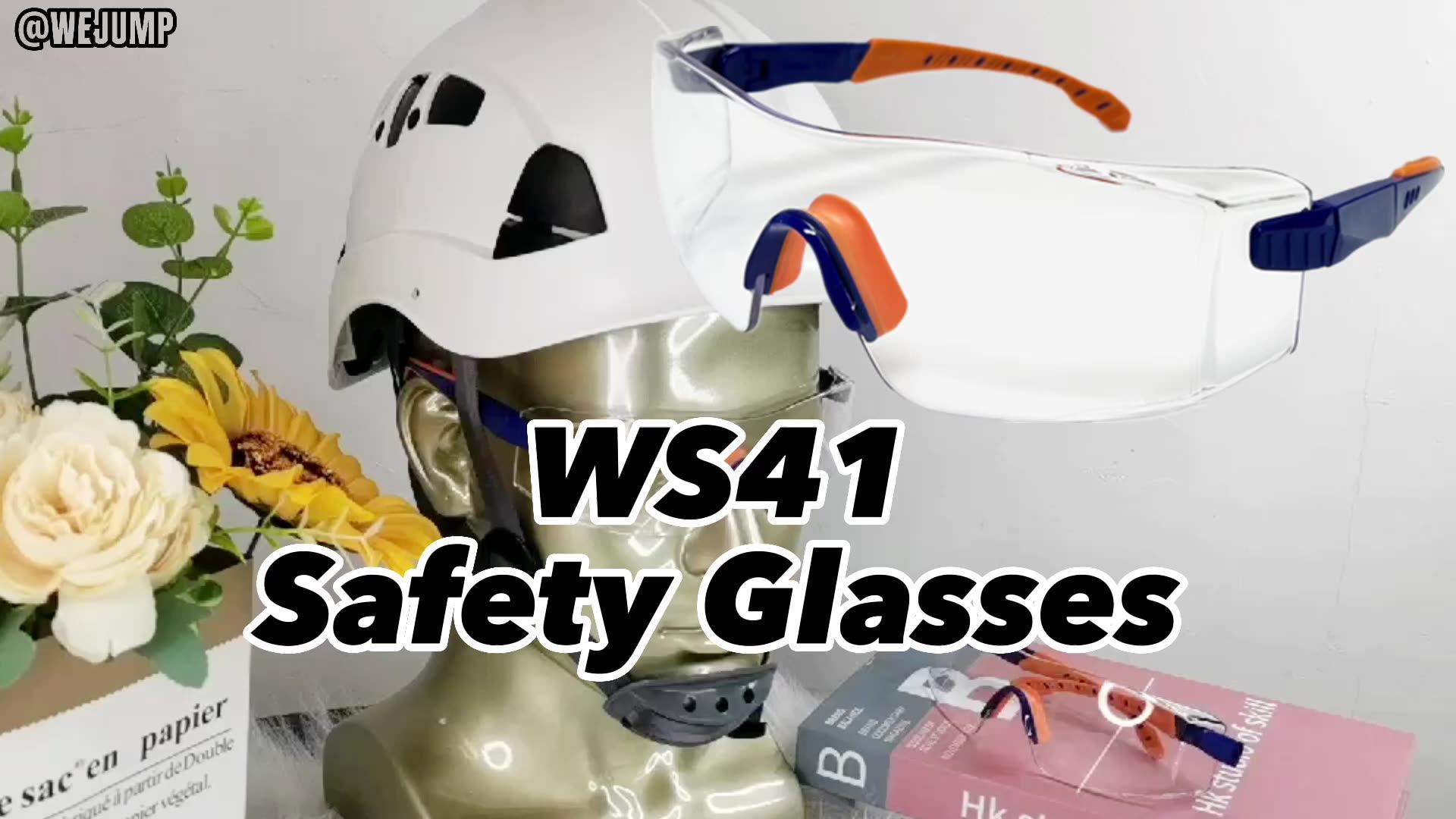 Wejump Over-spec Safety Glasses With Anti Scratch Wrap-around Lenses ...