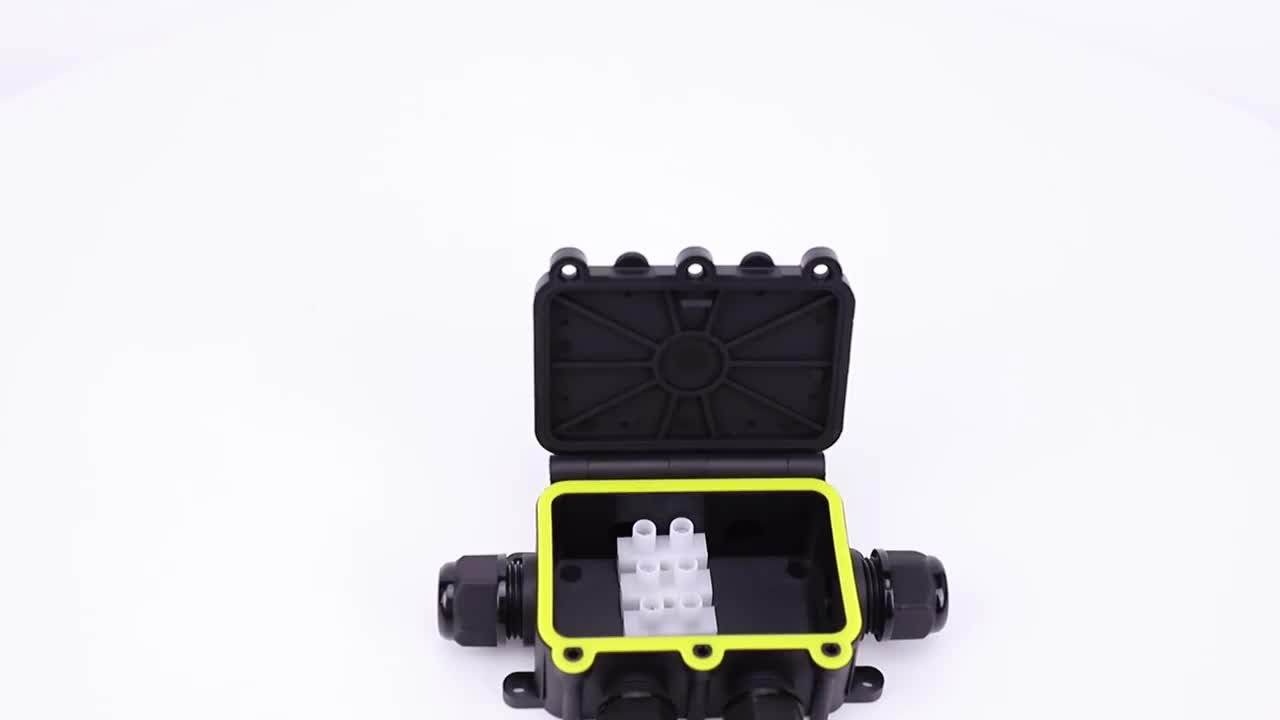 Plastic Weatherproof Uv Resistant Ip68 Waterproof Solar Panel Junction ...