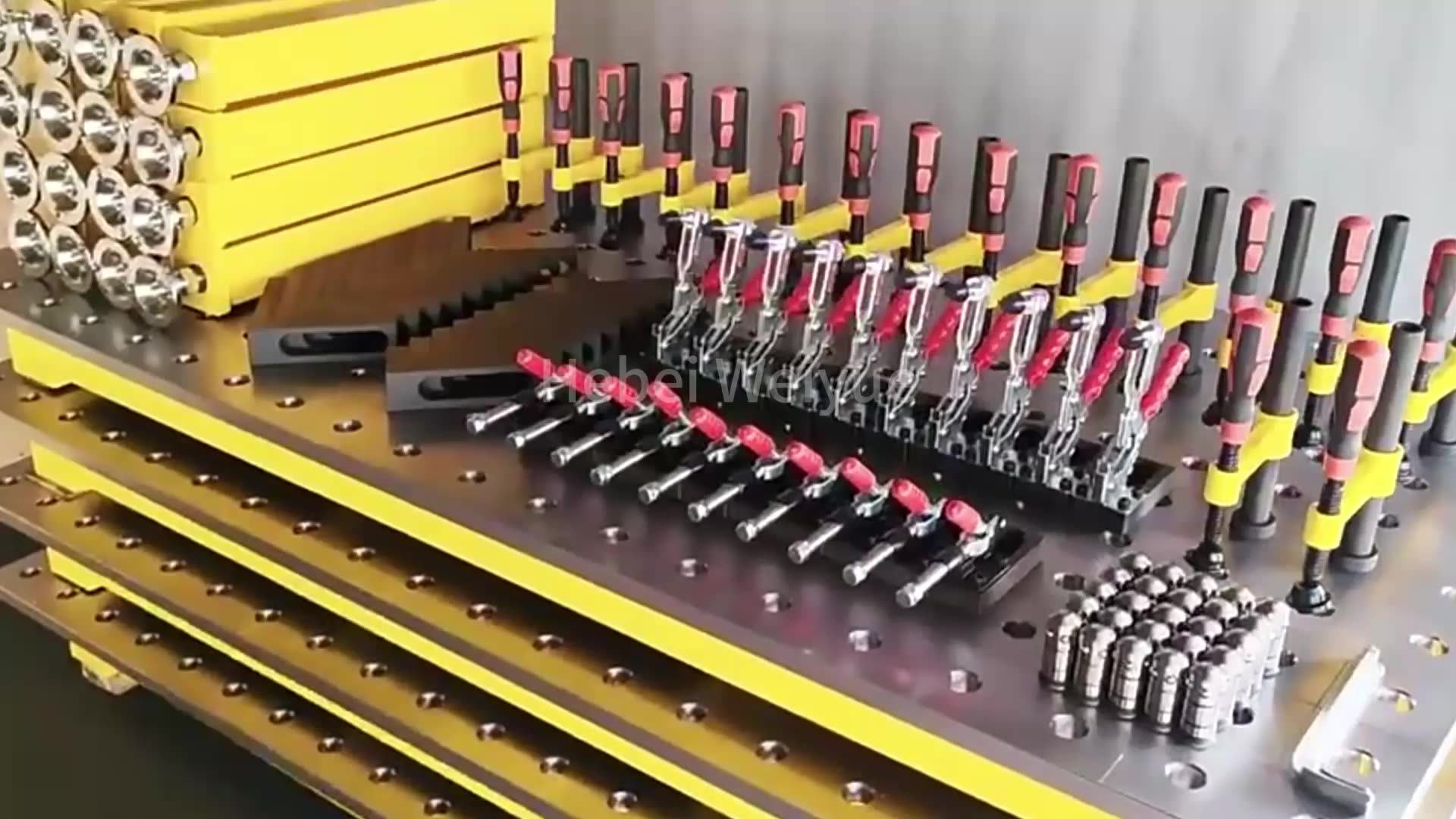 Steel Platform 3d Modualr Cast Iron Welding Table With Adjustable ...