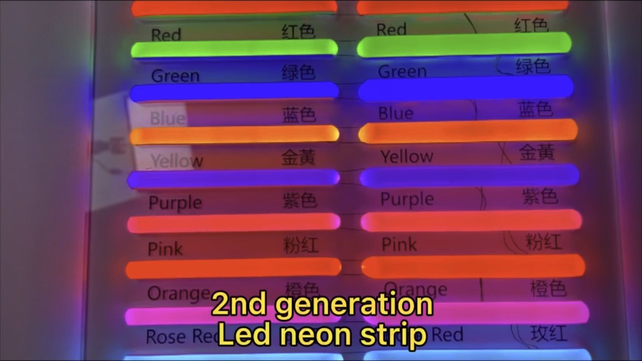 2nd Silicone Separation Neon Led Flex Separated Strip Light Rope ...