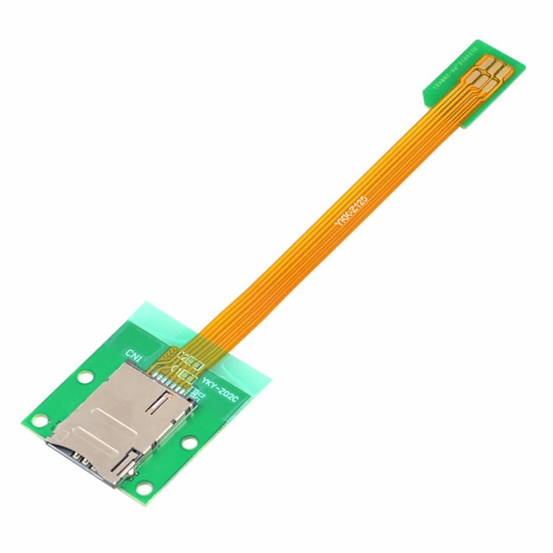 Push-push Nano Micro Mini Sim Card Extender With Slot 15cm 20cm Fpc ...