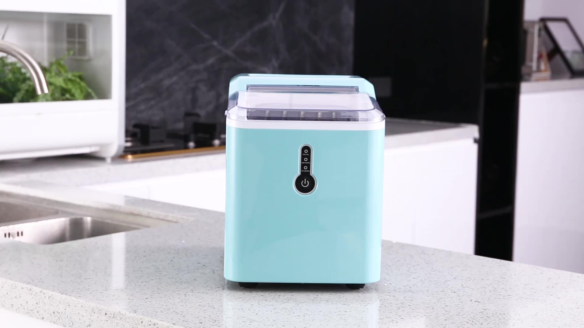 Ice Cube Machine 26lbs Home Mini Making Stainless Steel Ice Maker - Buy ...