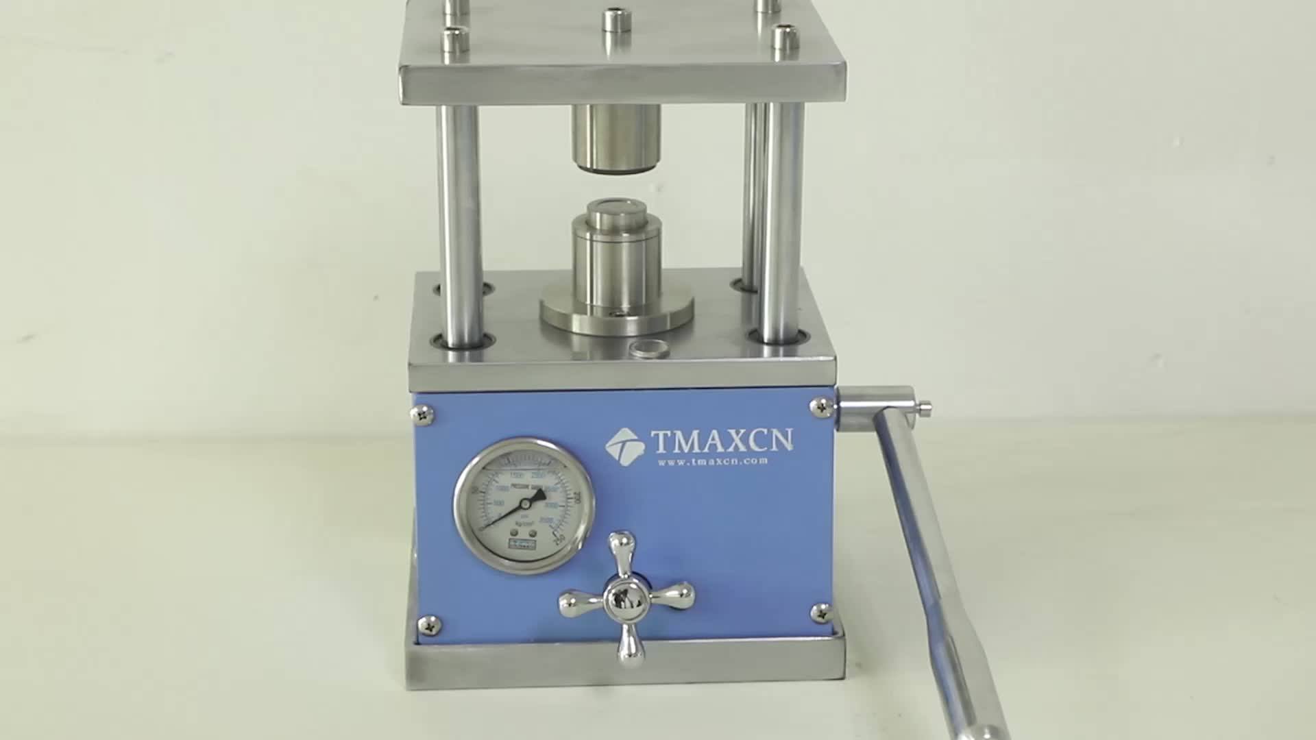 Tmax Brand 8 T Coin Cell Electrode Hydraulic Press Machine For Pressing ...