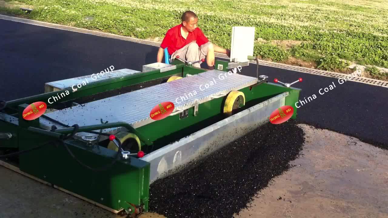 Running Track Paver Machine / Tpj-2.5 Paver Laying Machine Rubber Paver ...