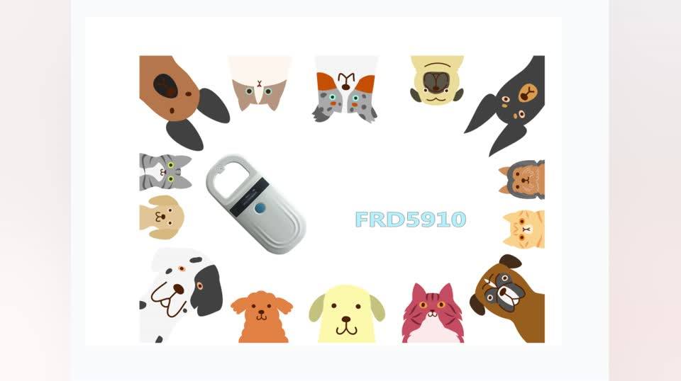 Usb Rfid Portable Microchip Pet Card Reader With Fdx-b Iso 11784/5 ...
