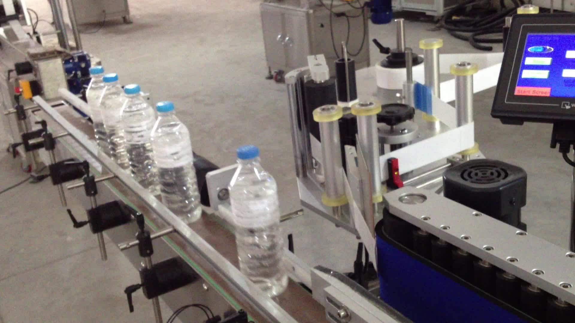 Water Bottle Labeling Machine For Pet Glass Beer Cans Automatic Vial ...