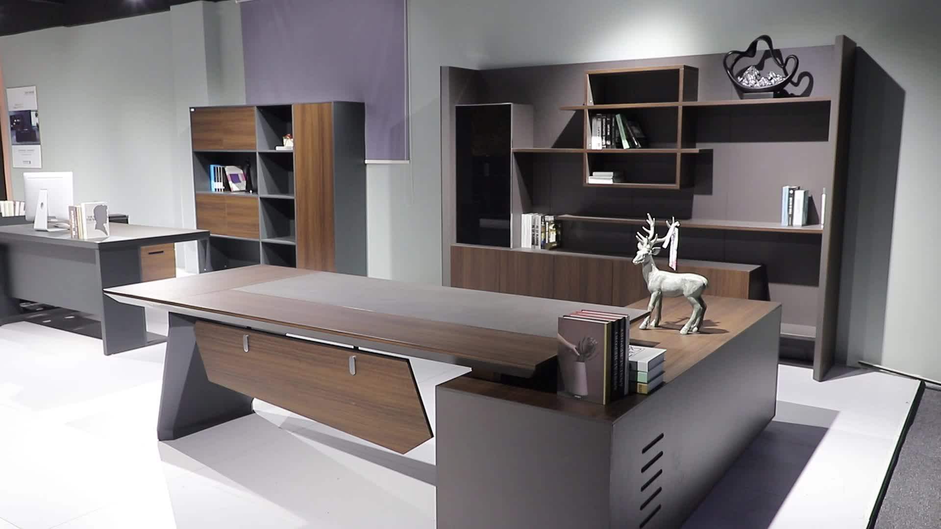 Pengpai Modern Wooden Standard L Shape Office Table Desk For Home ...