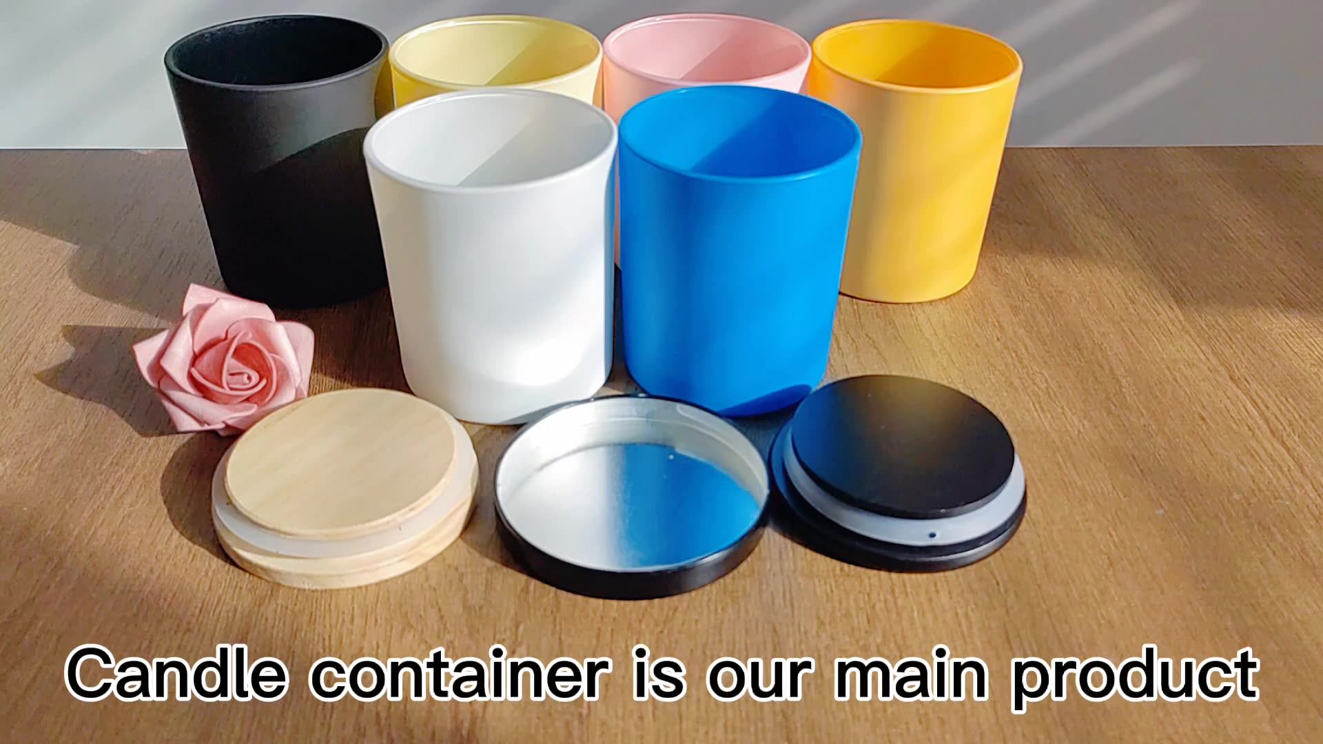 7oz 10oz 14oz Thick Amber Leakproof Straight Side Candle Vessels With ...