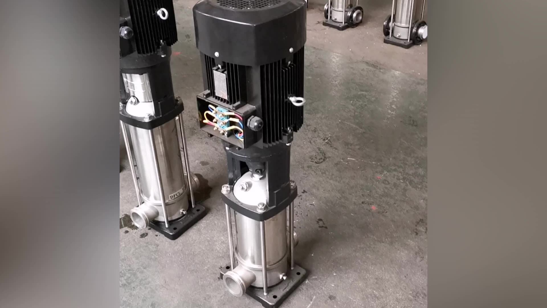 Cdlf Electric Stainless Steel Vertical Multistage Pump For Clean Water ...