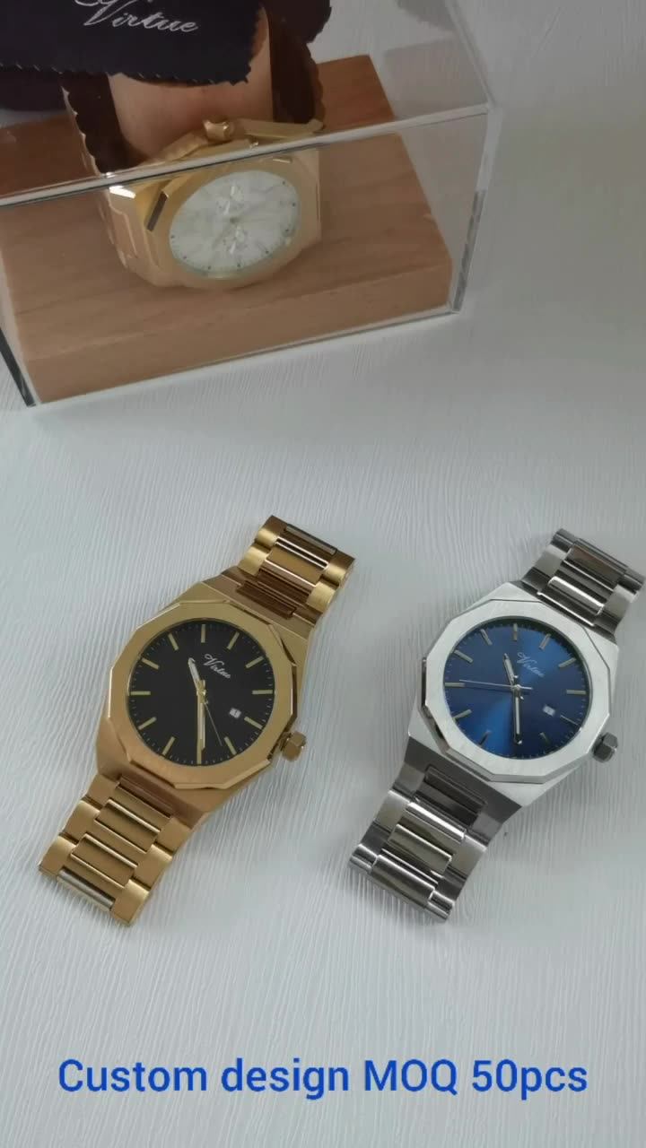 2021 Luxury Stainless Steel Wristwatch High Quality Fashion Rose Gold ...