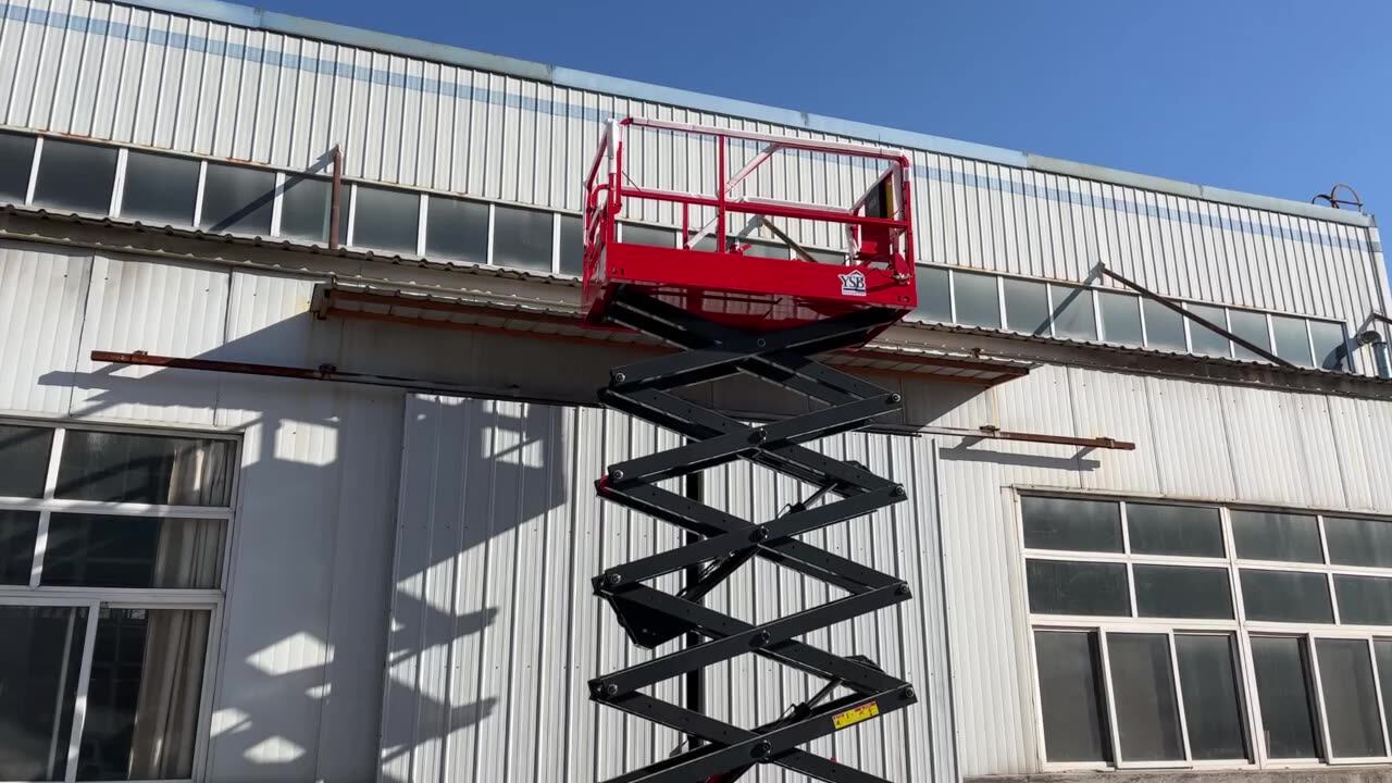 300 500 Kg Full Electric Mobile Folded Platform Portable Hydraulic ...