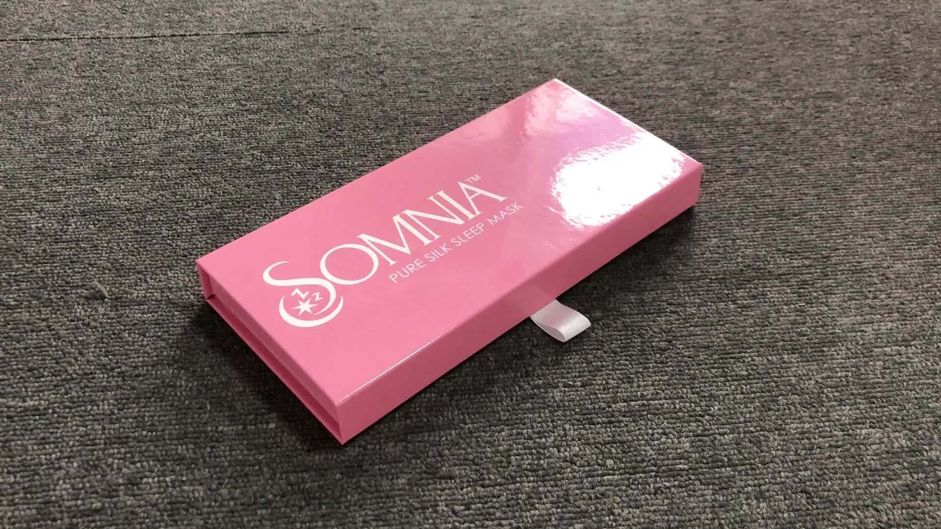 Custom Luxury Paper Gift Packing Cosmetic Eye Mask Packaging Box - Buy ...