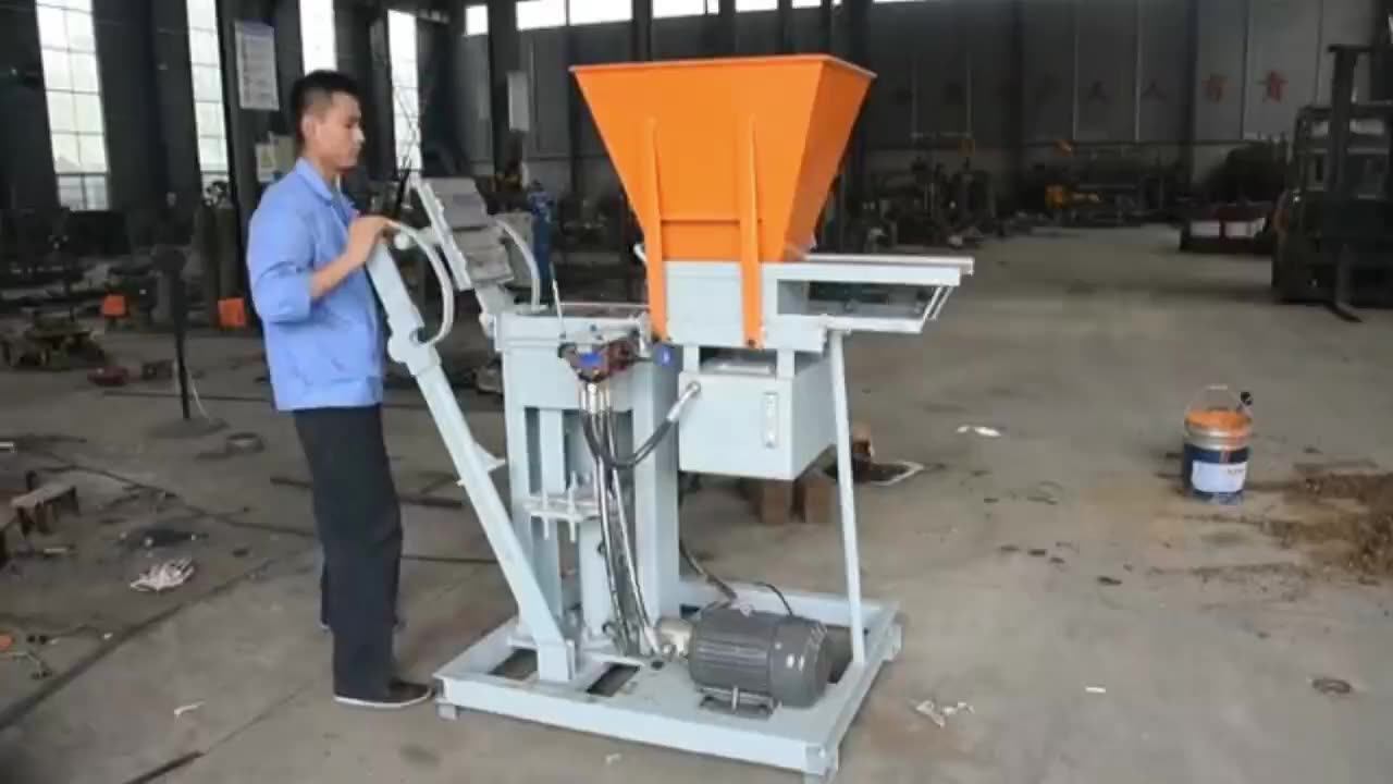 Hydraulic Press Makiga Eco Brava 2-25 Clay Stabilized Soil Earth ...