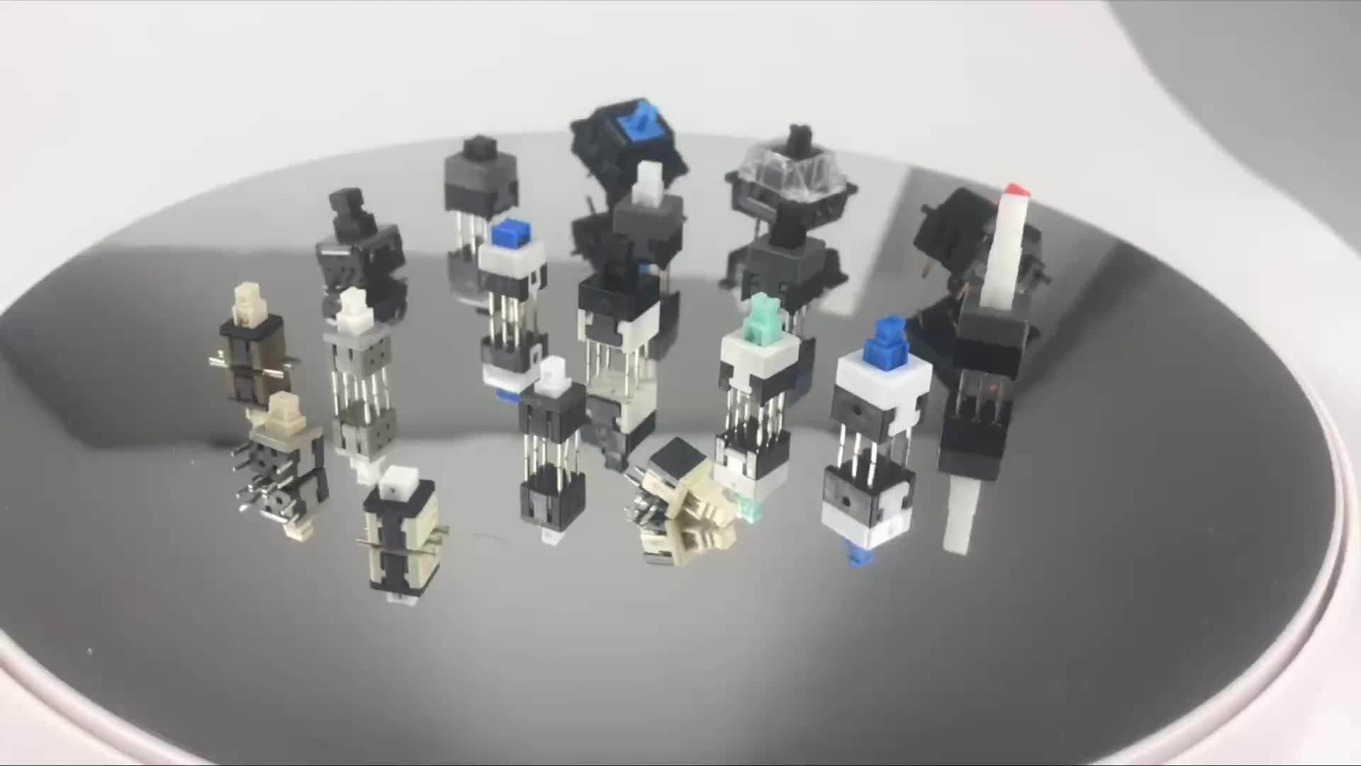 6 Pin Momentary Spring Push Buttons Dpst Low Voltage Push Button Switch ...