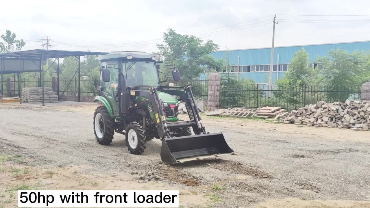 Ce Approved 30hp 50hp 55 Hp 4wd Tractor 554 Model Front End Loader ...