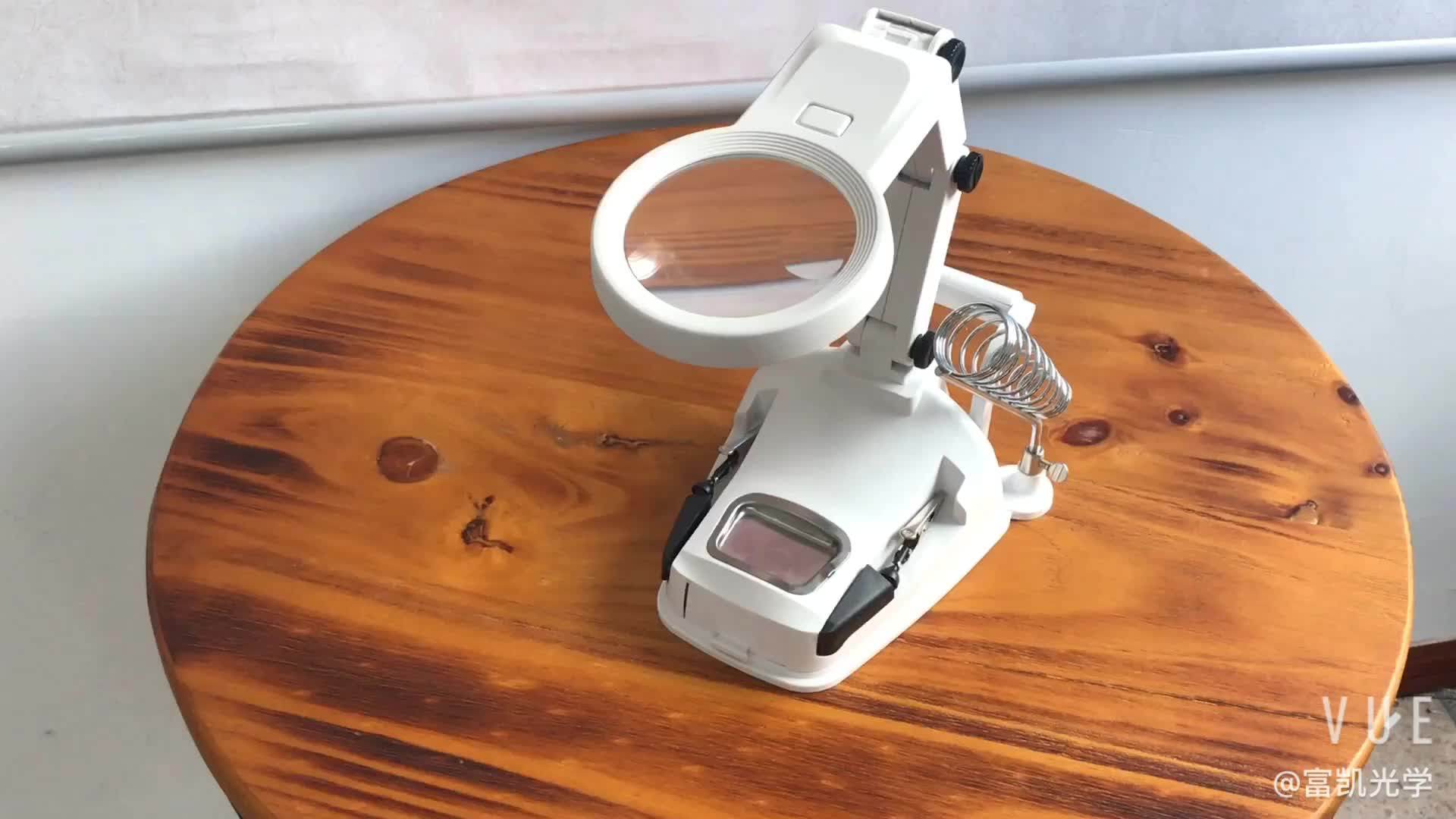 Th-7027 Professional Industrial Magnifying Glass With Light Welding ...