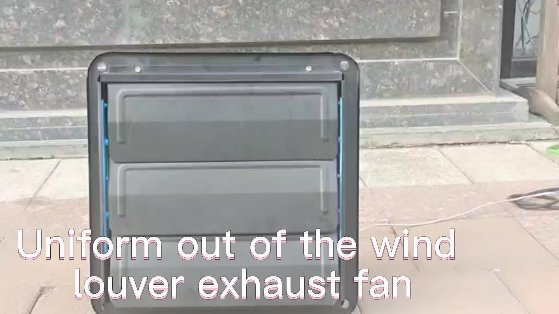 High Efficiency Industrial Exhaust Metal Shutter Fan Corrosion ...