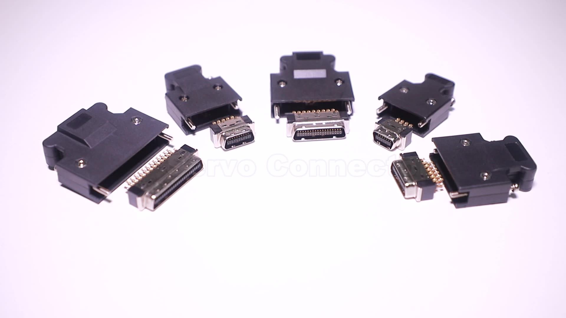 金阔scsi Mdr 20pin Hpcn Scsi 20pin公电缆连接器，带abs遮光罩焊接型scsi 20pin电缆连接器 - Buy ...