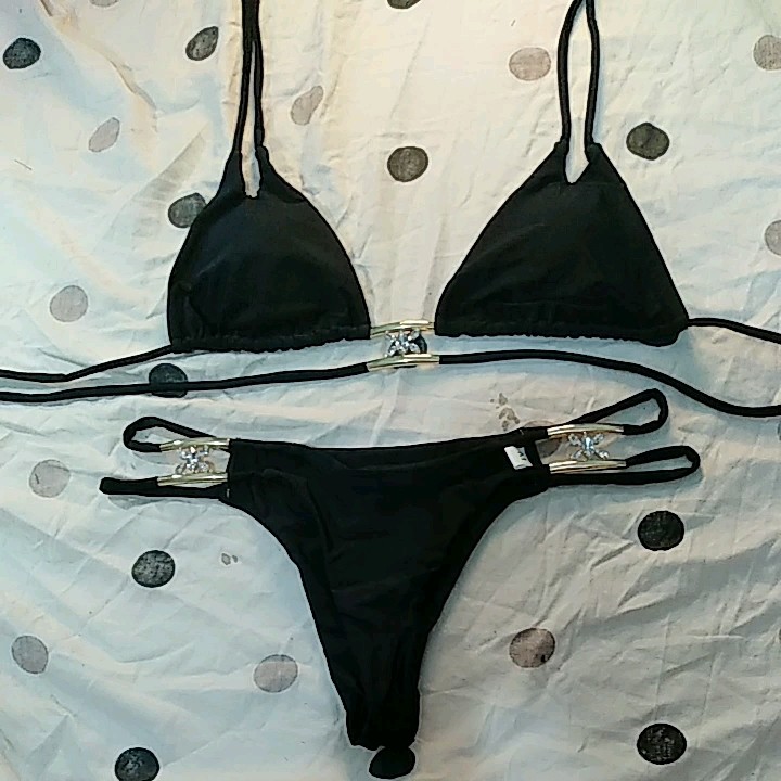 Fya41 Private Label Custom Women Bandage Micro Jewels Beach Bikini Luxury - Buy Beach Bikini ...