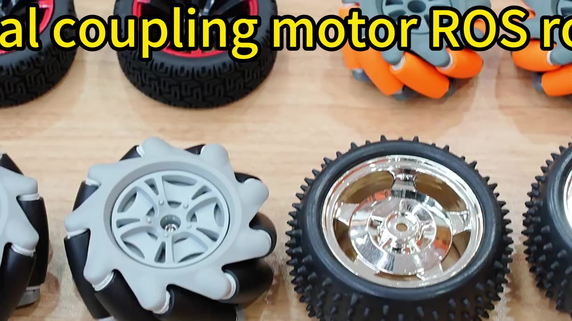 Mcnamm Omnidirectional Wheel Metal Coupling Motor Ros Robot Toy Car ...