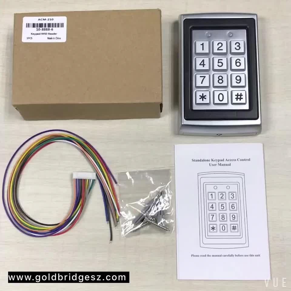 Ip68 Keypad Waterproof Metal Door Entry Security Control Systems ...