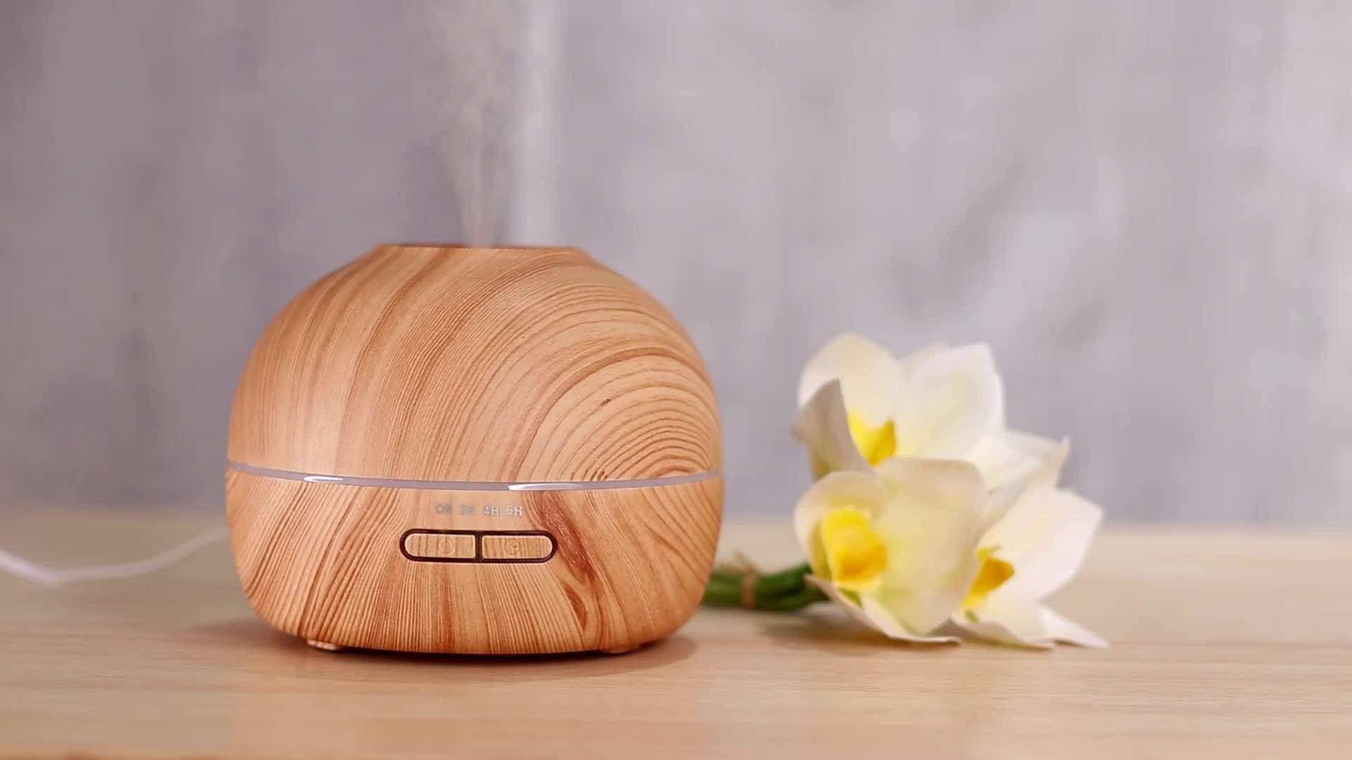 2019 300ml Wood Grain Aromatherapy Machine Hotel Lobby Eco Friendly ...