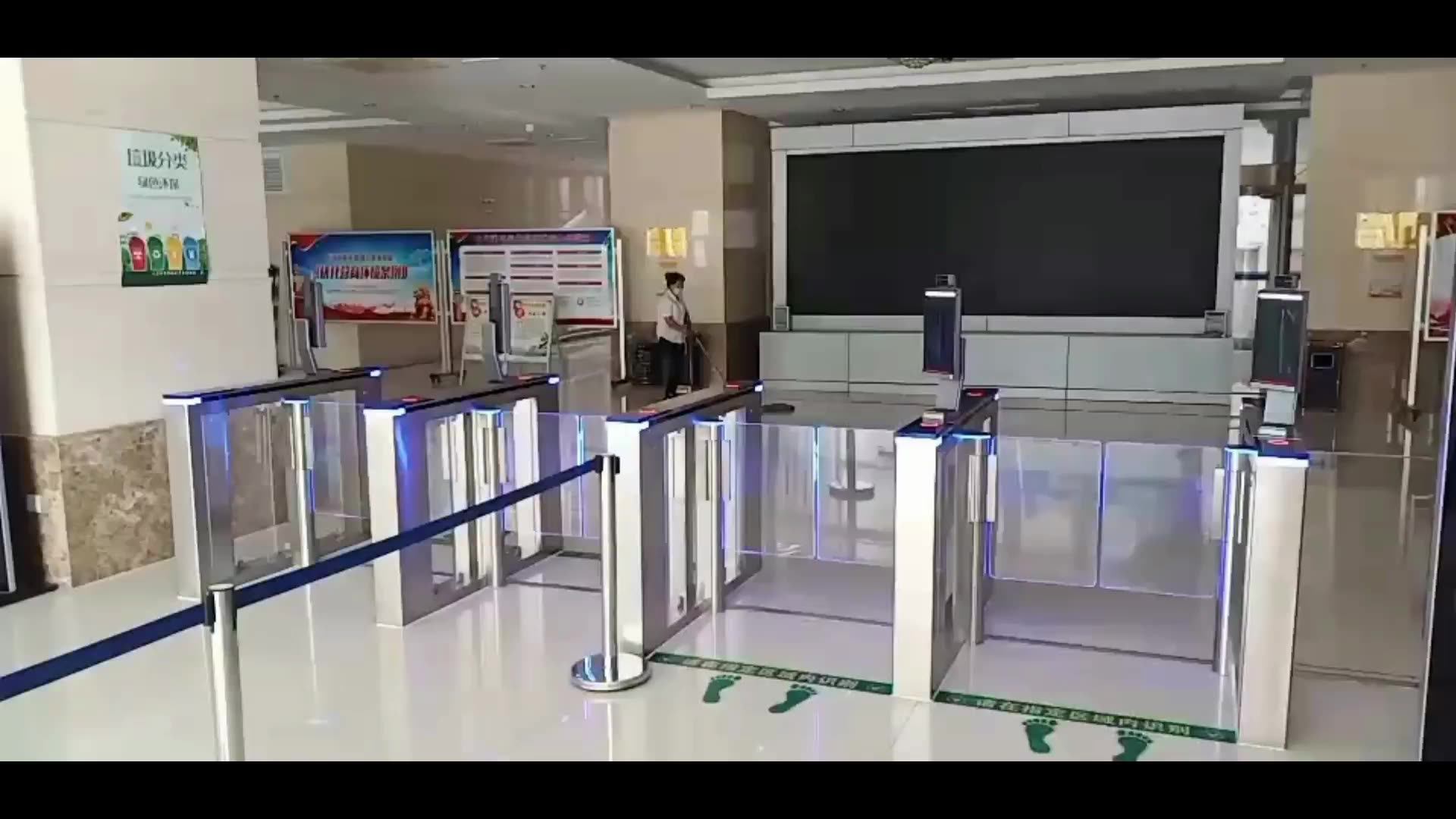 Automatic Finger And Ic/id Card Reader Ip Waterproof Sliding Barrier ...