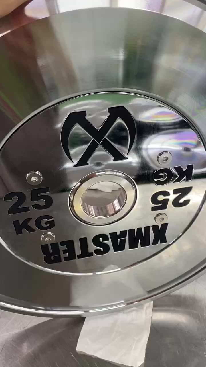 Xmaster Machine Calibrated Plate Pro Steel Weight Plate Powerlifting ...