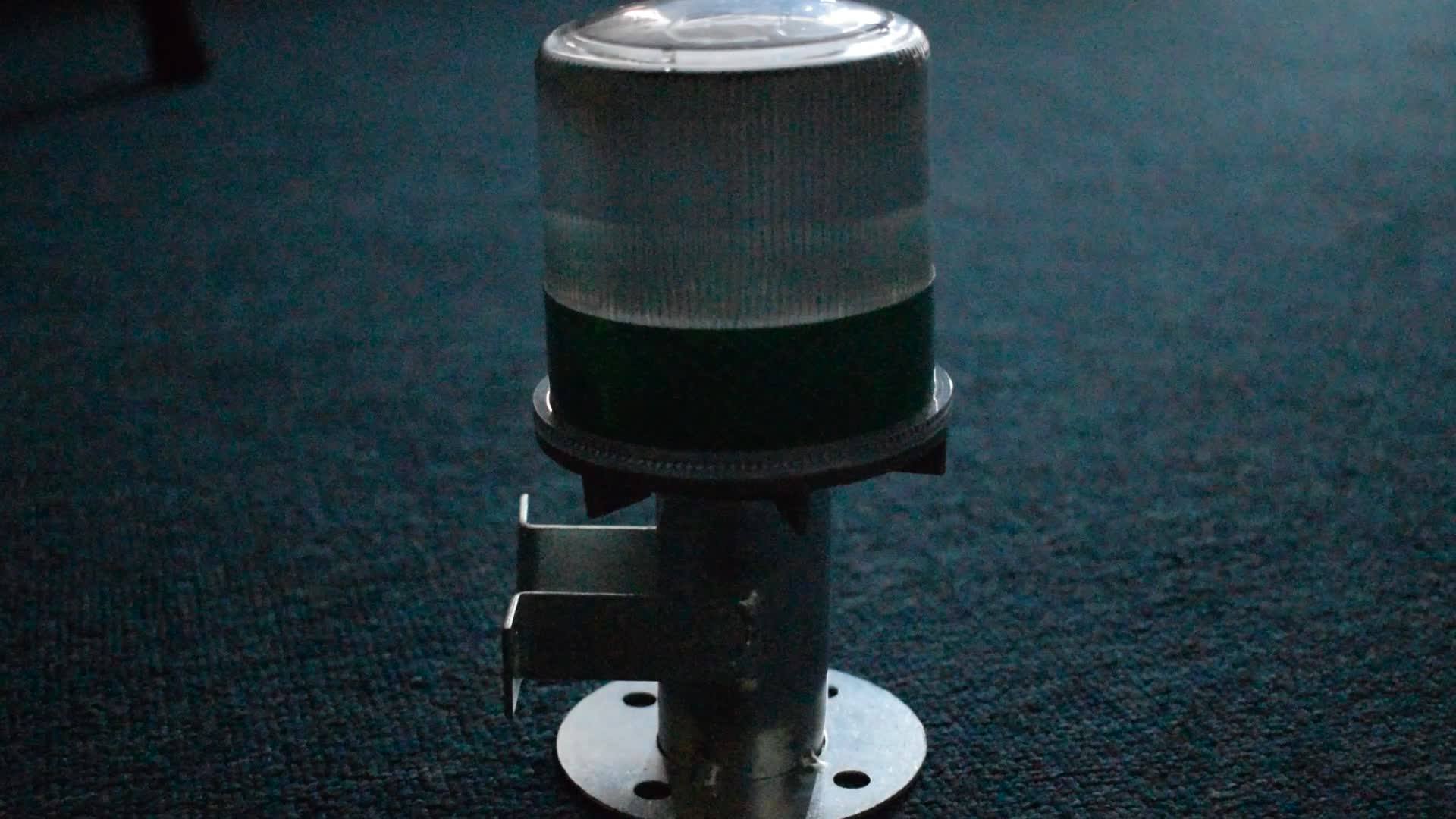 Dk Led Solar Traffic Light Warning Beacon Light For Roadway ...