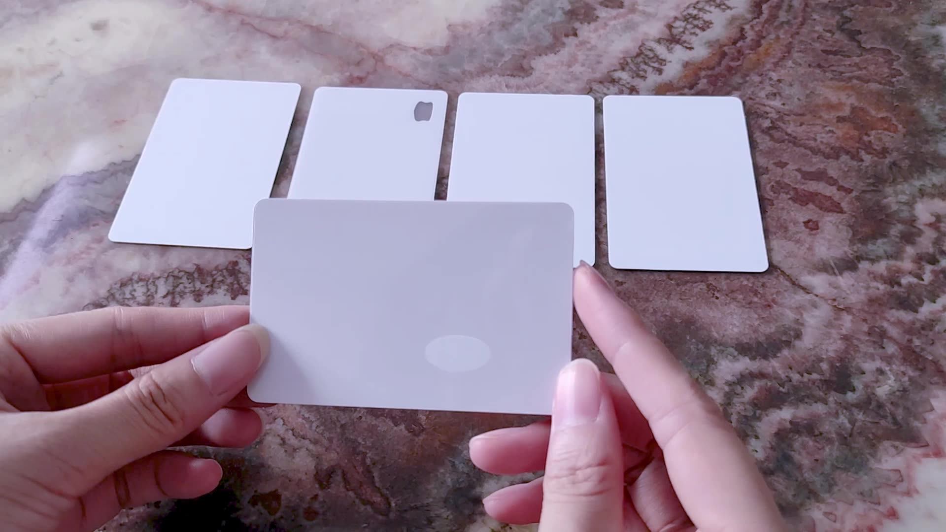 Customized Printable Cr80 Size 30 Mile White Blank Polycarbonate Cards ...